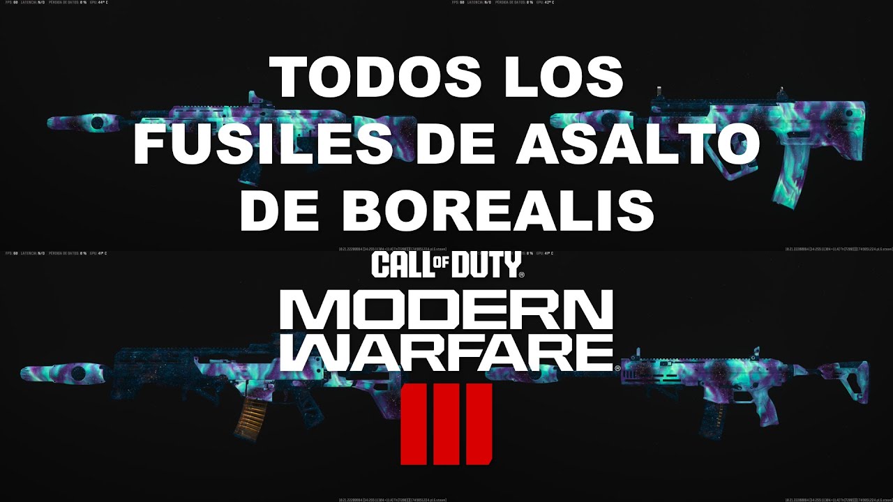 Todos los Fusiles de Asalto de Borealis | COD: Modern Warfare Zombies ...