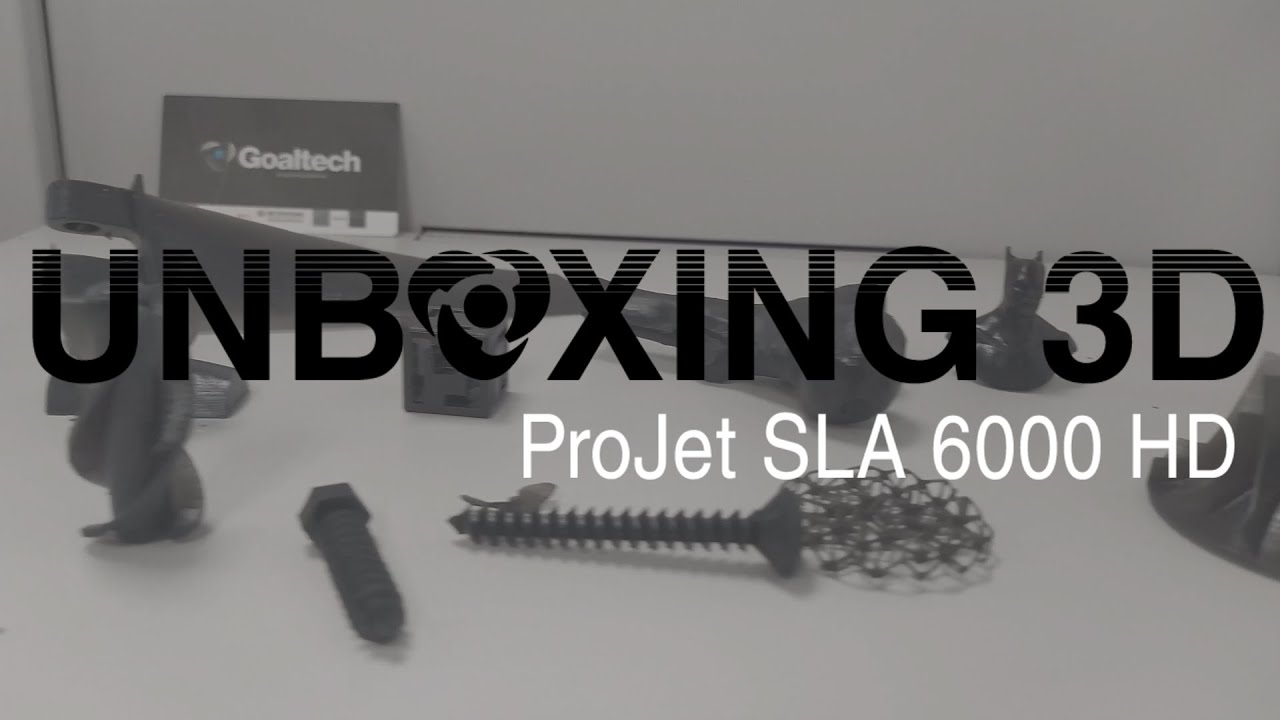 UNBOXING 3D: Ep. 6 - ProJet SLA 6000 HD - YouTube