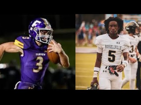 Russellville Golden Tigers Vs Fairview Aggies Varsity Football ...