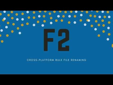 GitHub - ayoisaiah/f2: F2 is a cross-platform command-line tool for batch renaming files and ...