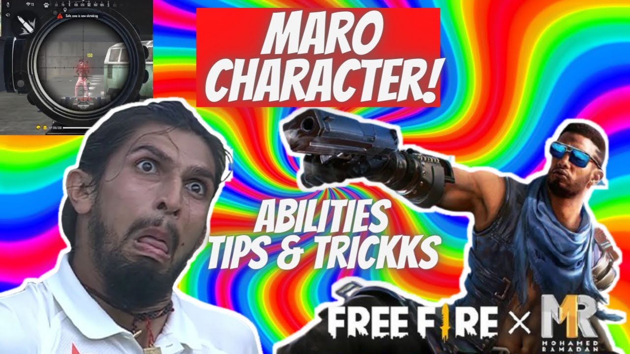 FREE FIRE - MARO CHARACTER ABILITIES, TIPS AND TRICKS free fire new ...