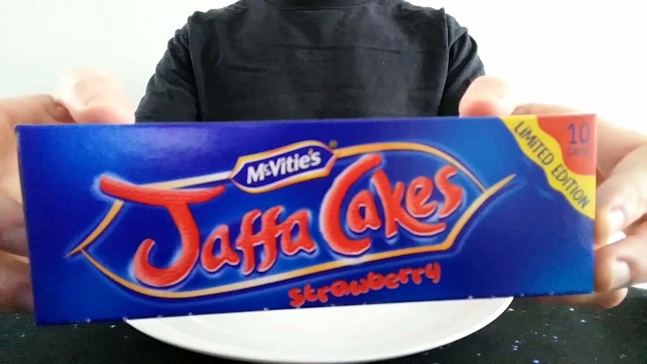 McVitie's Limited Edition Strawberry Jaffa Cakes Review - YouTube