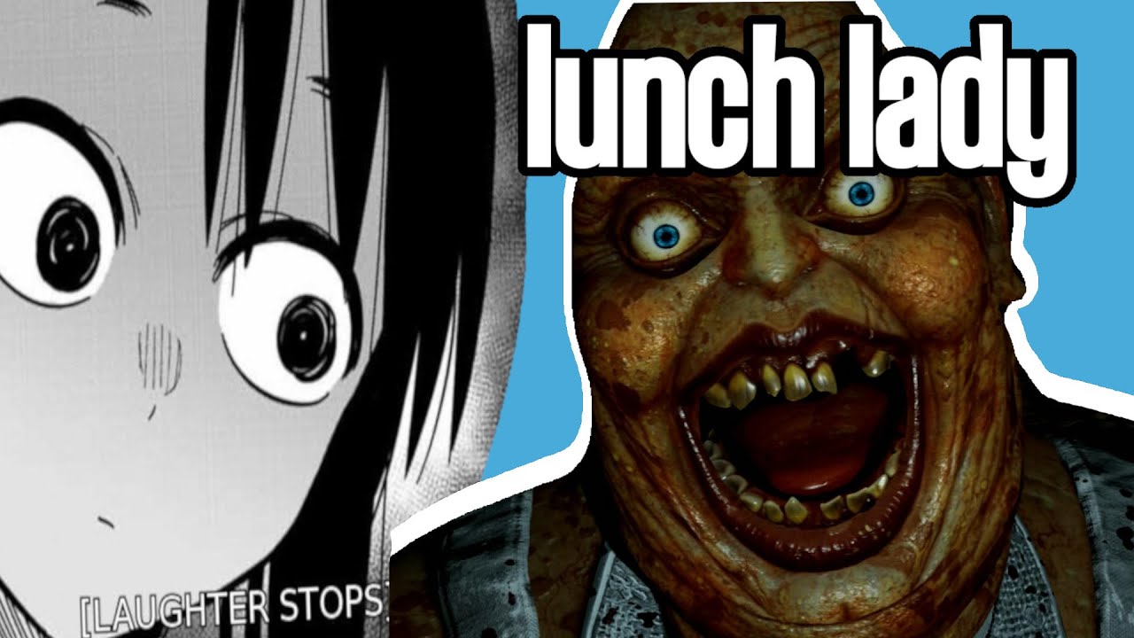 lunch lady horror game makes me rage quit - YouTube