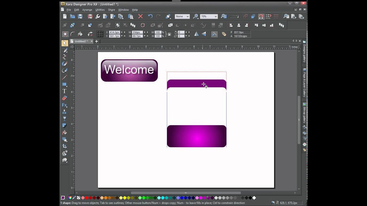 Make Gel Button For Website In Xara Designer Pro X9 YouTube Make Gel Button For Website In Xara Designer Pro X9 YouTube