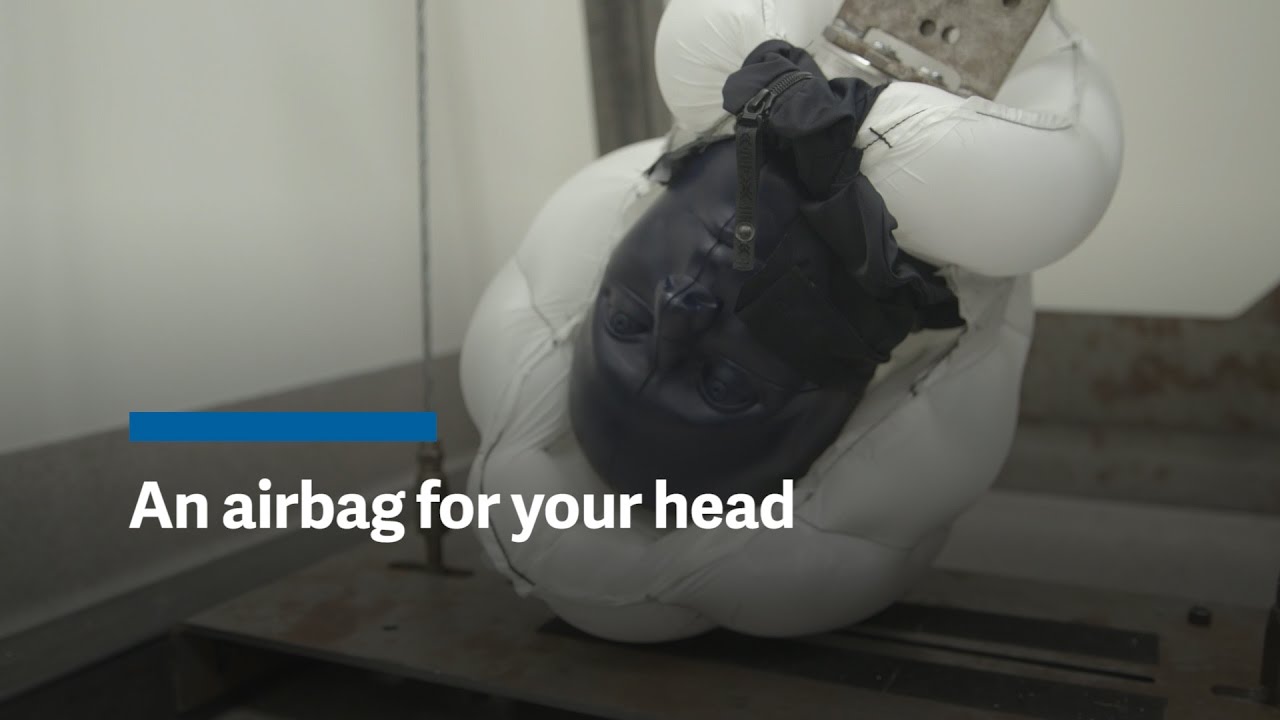 An airbag for your head - YouTube