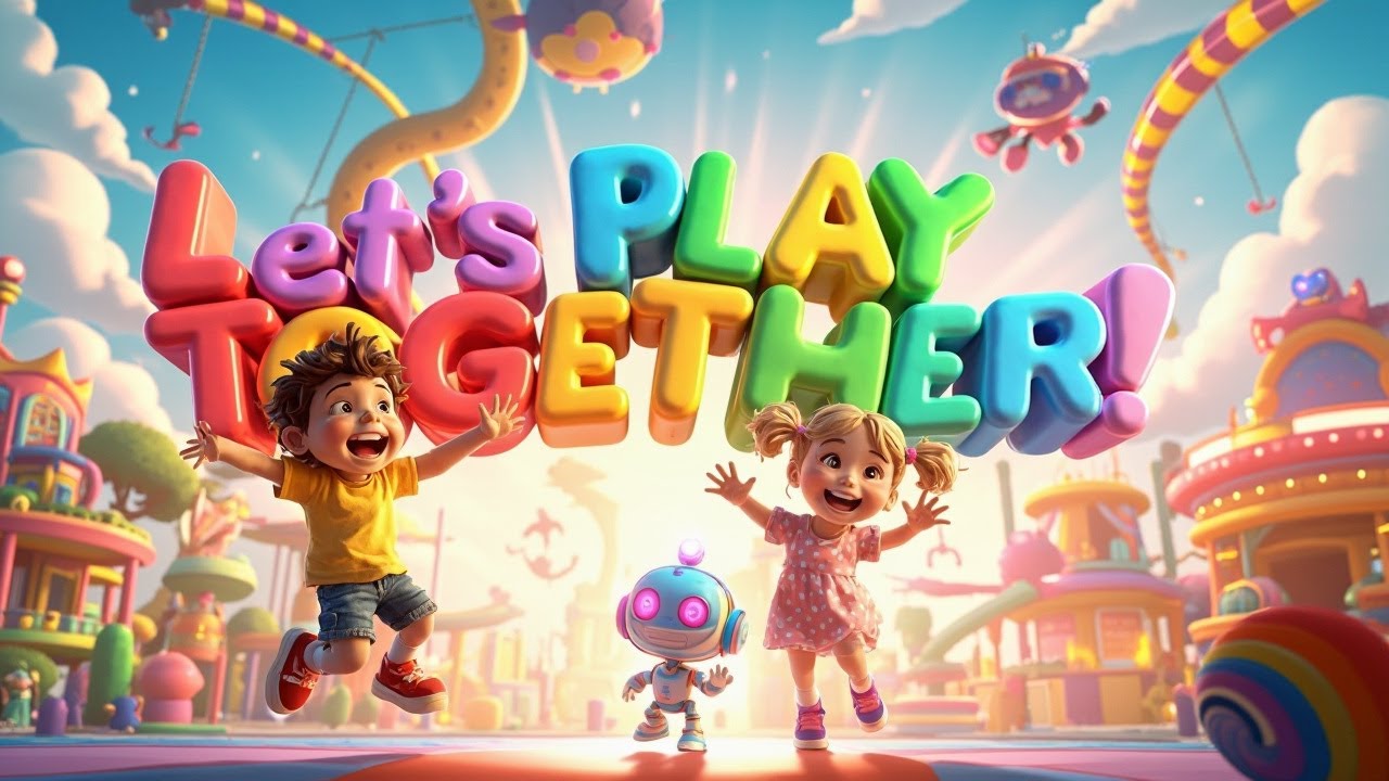 🎶 Let’s Play Together! – Fun Kids Song for Learning & Playing 🎶 - YouTube