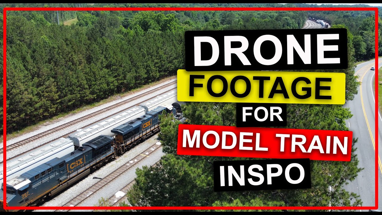 Drone Footage for Model Train Inspo - Amazing Video! - YouTube