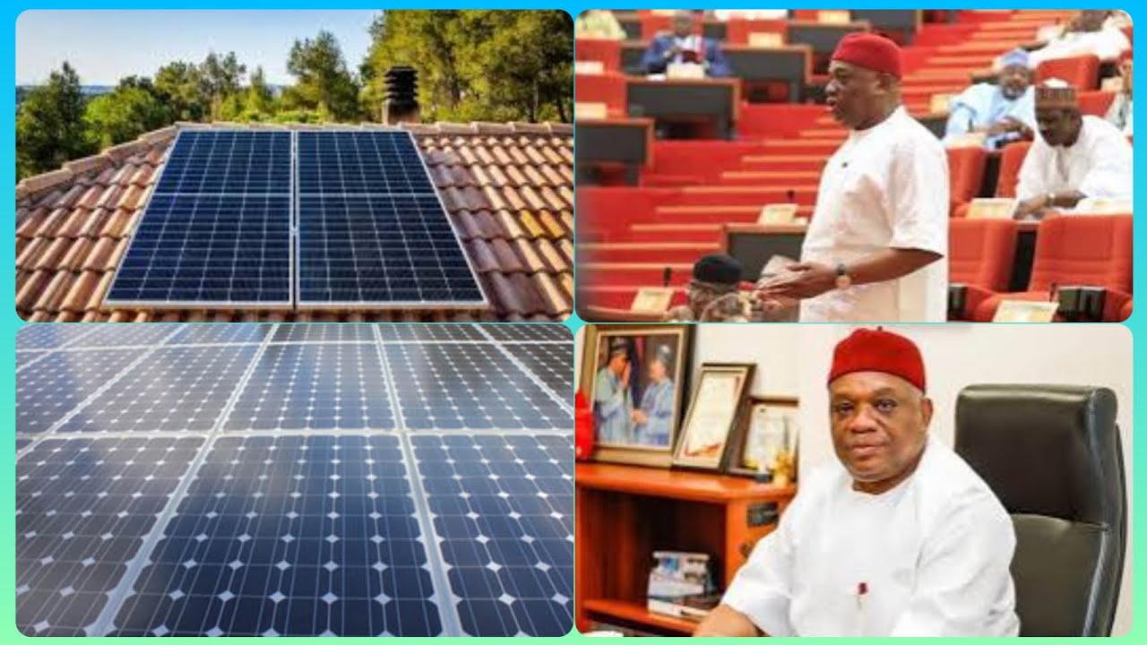 SEN. ORJI KALU SUDDENLY BEGINS TO PROMOTE ABA & NNEWI MADE SOLAR PANELS ...