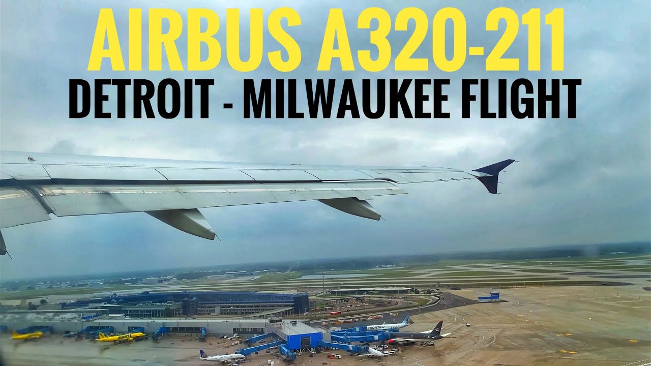 Delta Airlines A320-211 [N320US] Detroit to Milwaukee | Full Flight ...