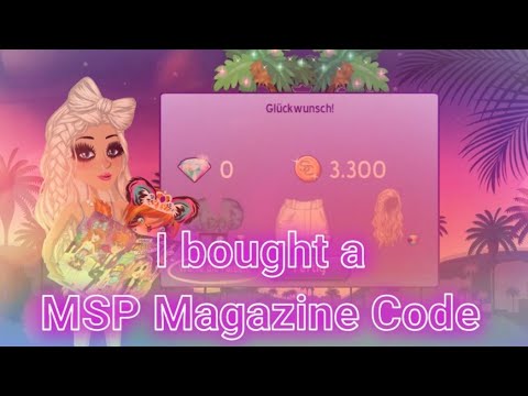 ♡︎I bought a MSP Magazine Code♡︎ - YouTube