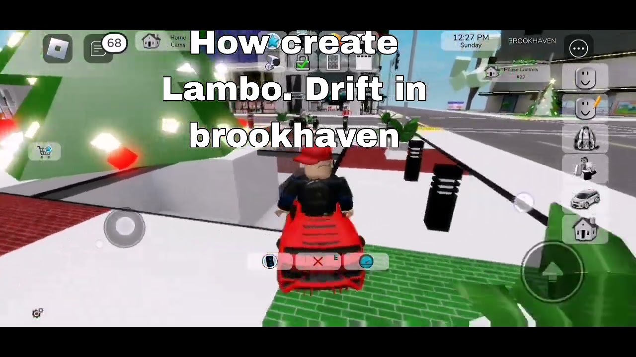 how create lamborghini drift in brookhaven - YouTube