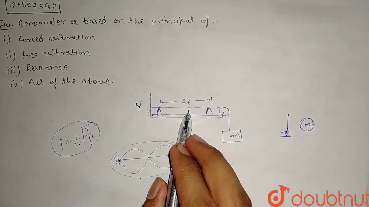 Sonometer is based on the principle of - YouTube