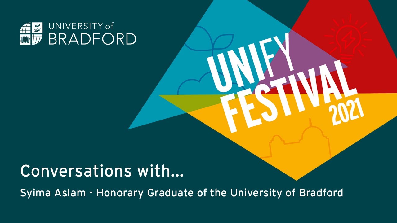 Conversations with... Syima Aslam - Honorary Graduate of the University ...