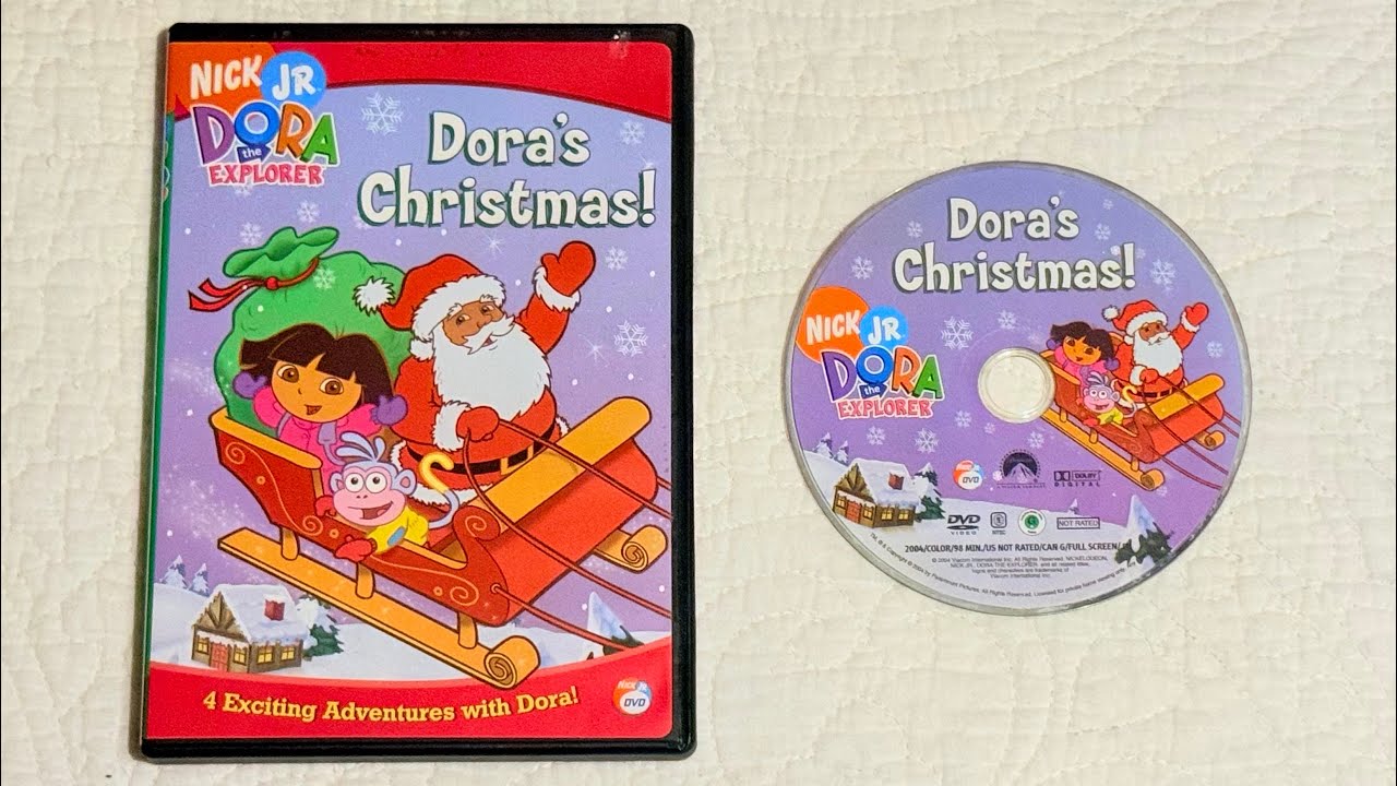 Opening to Dora the Explorer: Dora’s Christmas 2004 DVD (Christmas Day ...