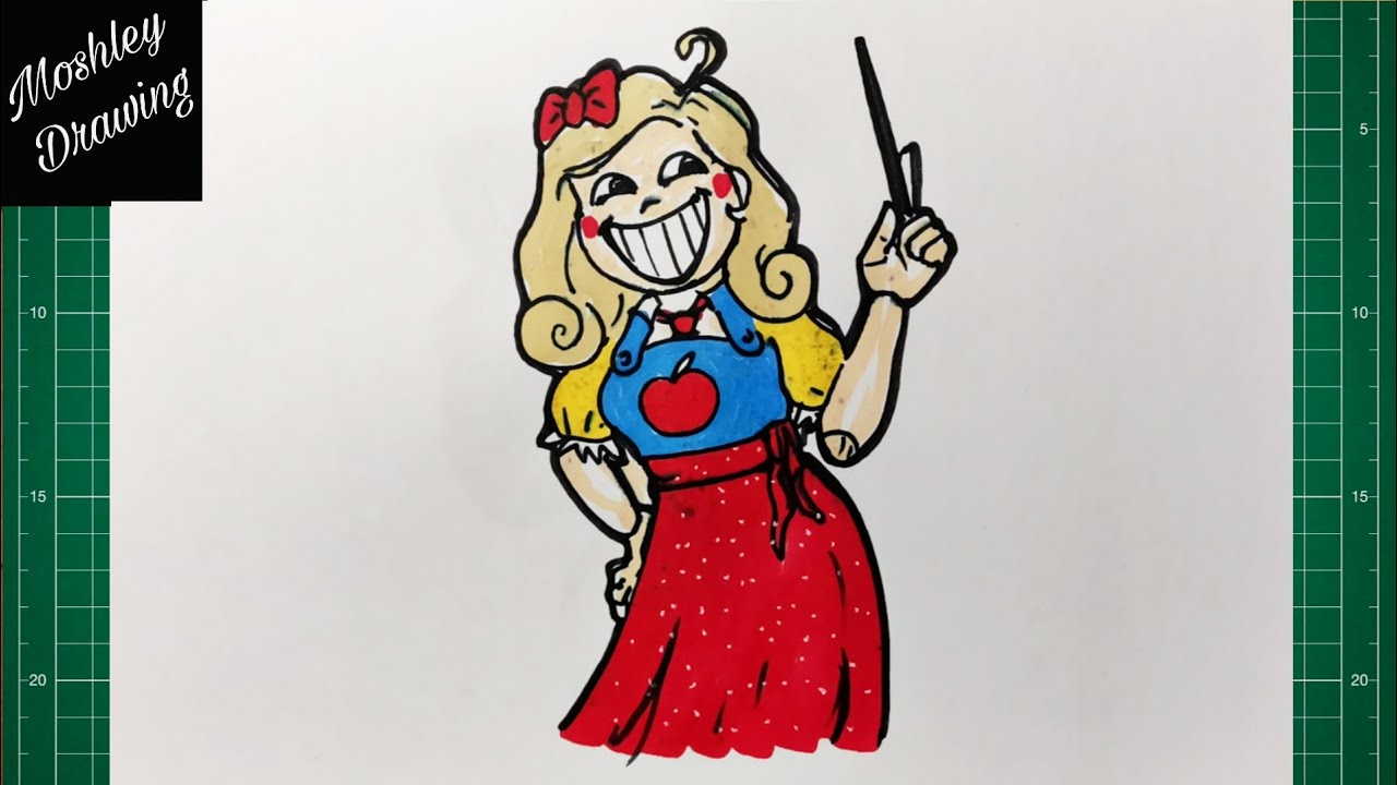 How to Draw Miss Delight from Poppy Playtime - YouTube