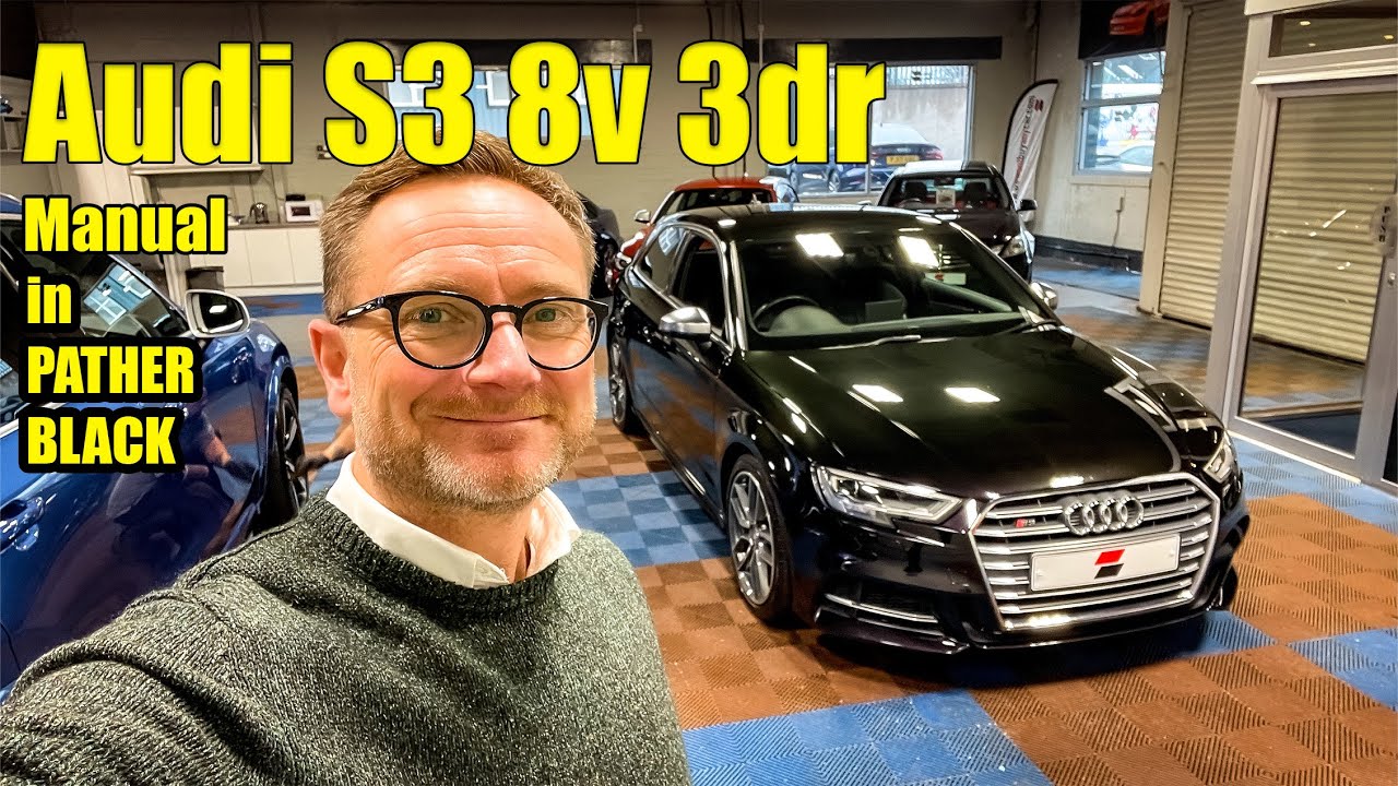 Audi S3 8v 3Dr in Panther Black - Walk Around Video - YouTube