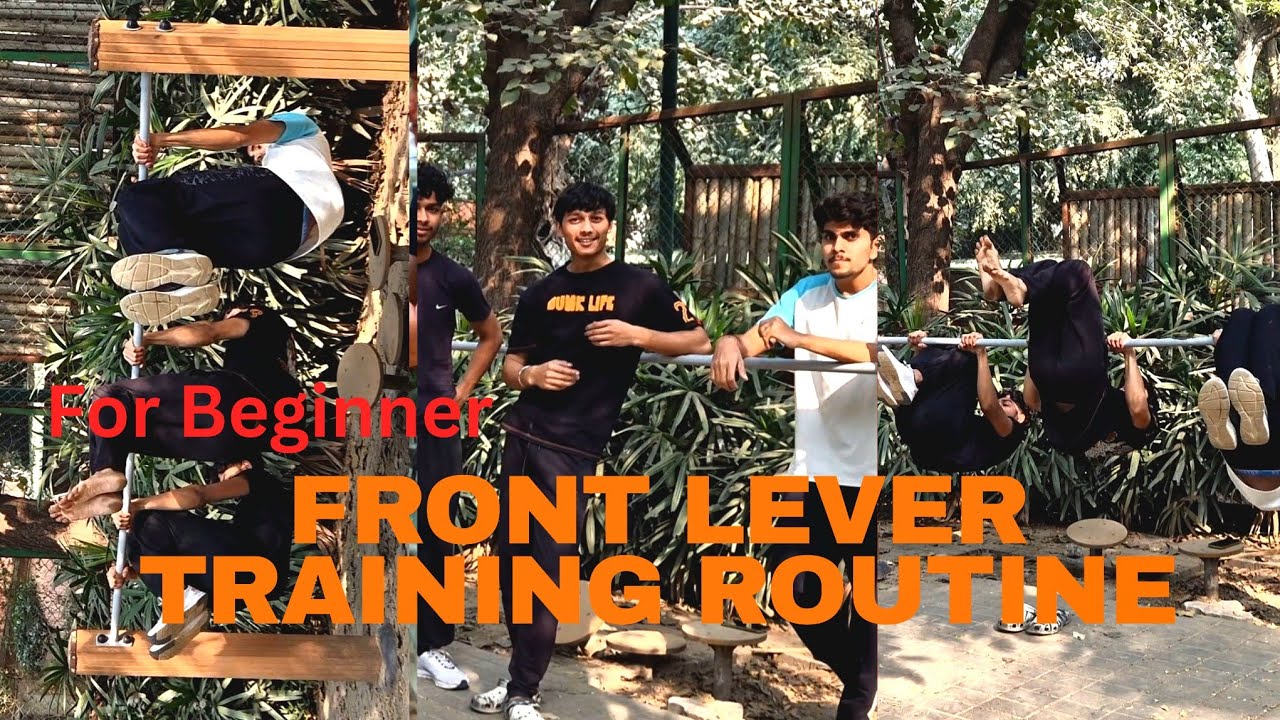 Beginner Friendly Front Lever Training Routine. - YouTube