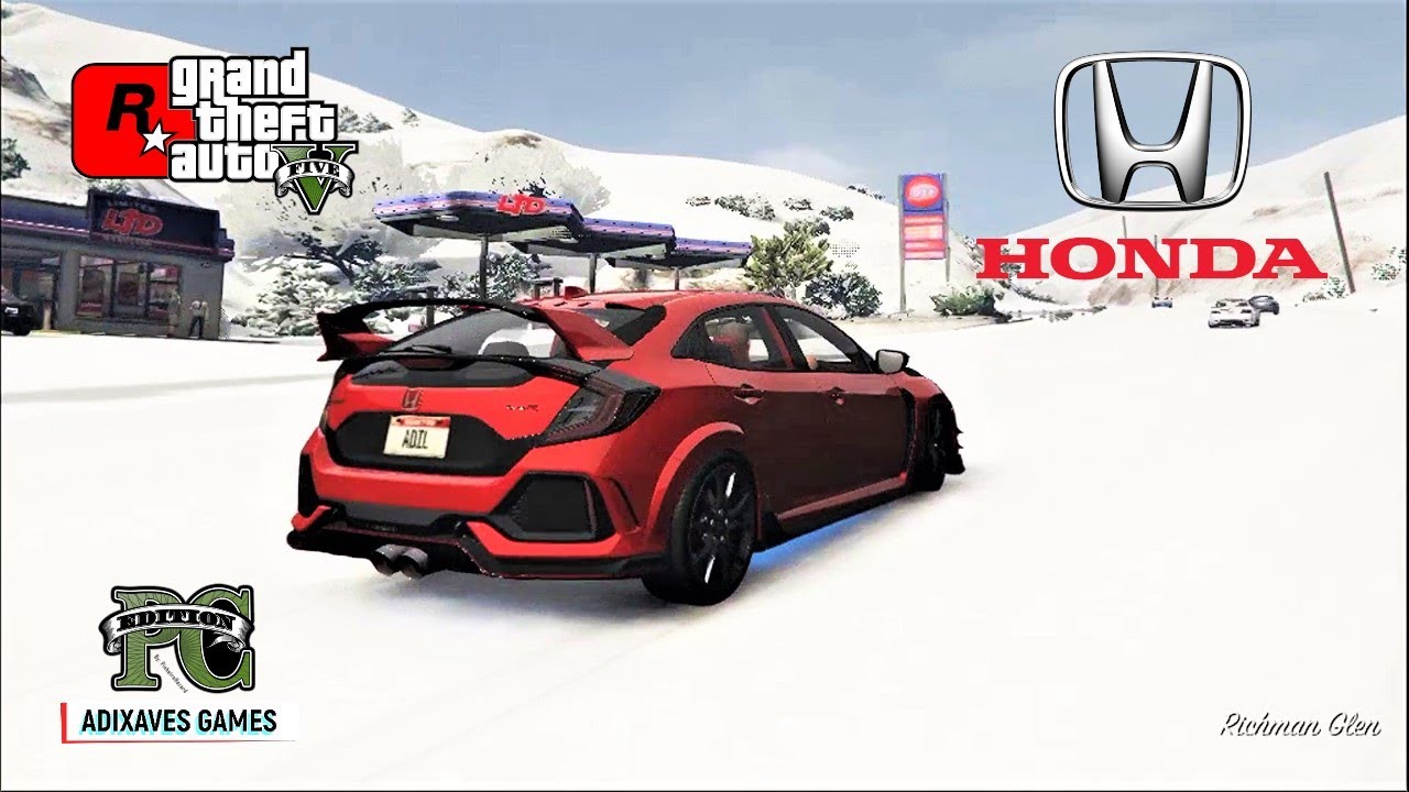 Honda Civic Type-R (FK8) 2018 | GTA V Real Life Mods |Vehicle TestDrive ...