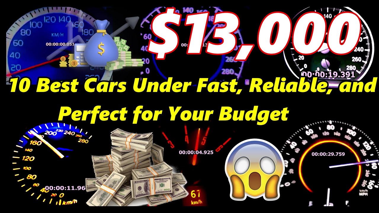 10 Best Cars Under $13,000 – Fast, Reliable, and Perfect for Your ...