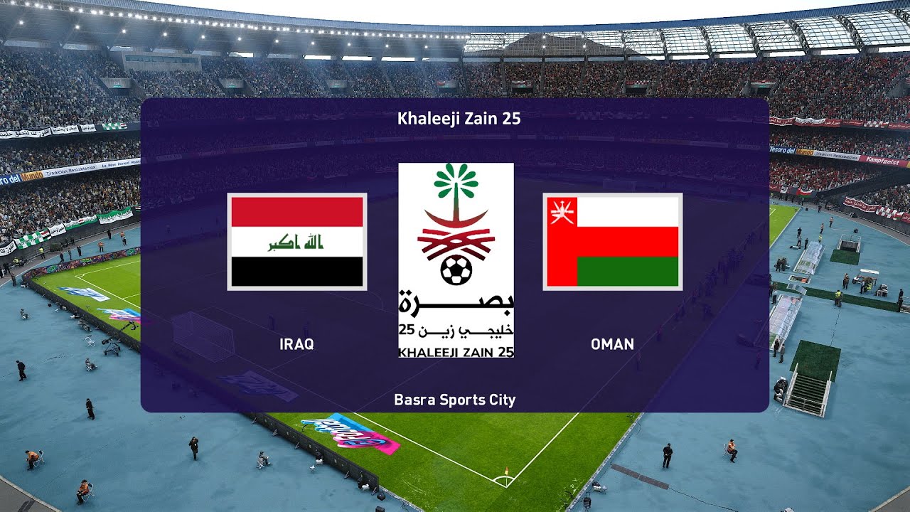 Iraq – Oman | 25th Arabian Gulf Cup FInal | ePES Fantasy - YouTube
