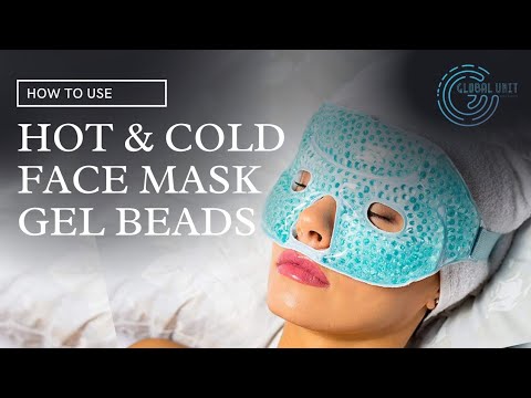 How to Use Hot & Cold Half Face Mask Gel Beads / Bantal Kompres Wajah ...