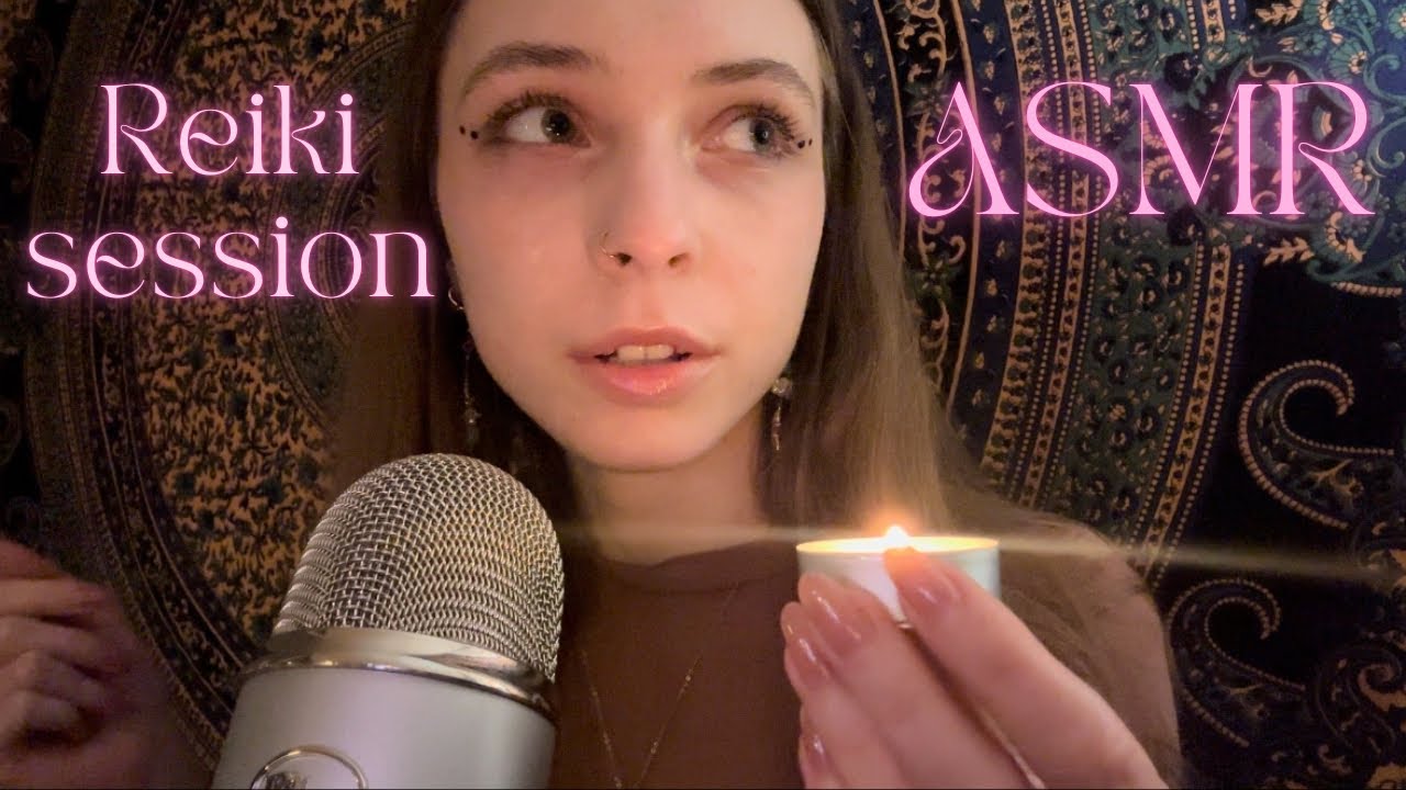 ASMR • Reiki healing energy session harmonizing your chakras 🌀 (hand ...