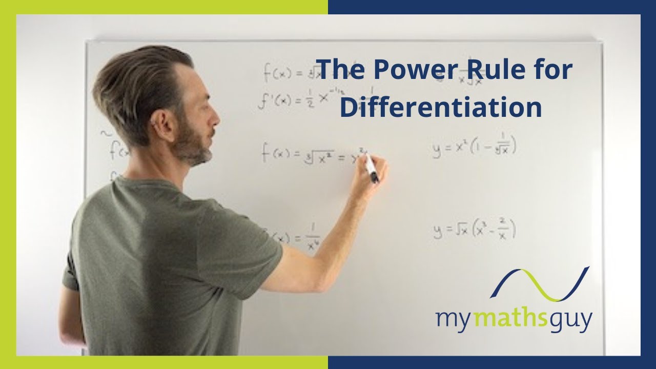 The Power Rule for Differentiation - YouTube