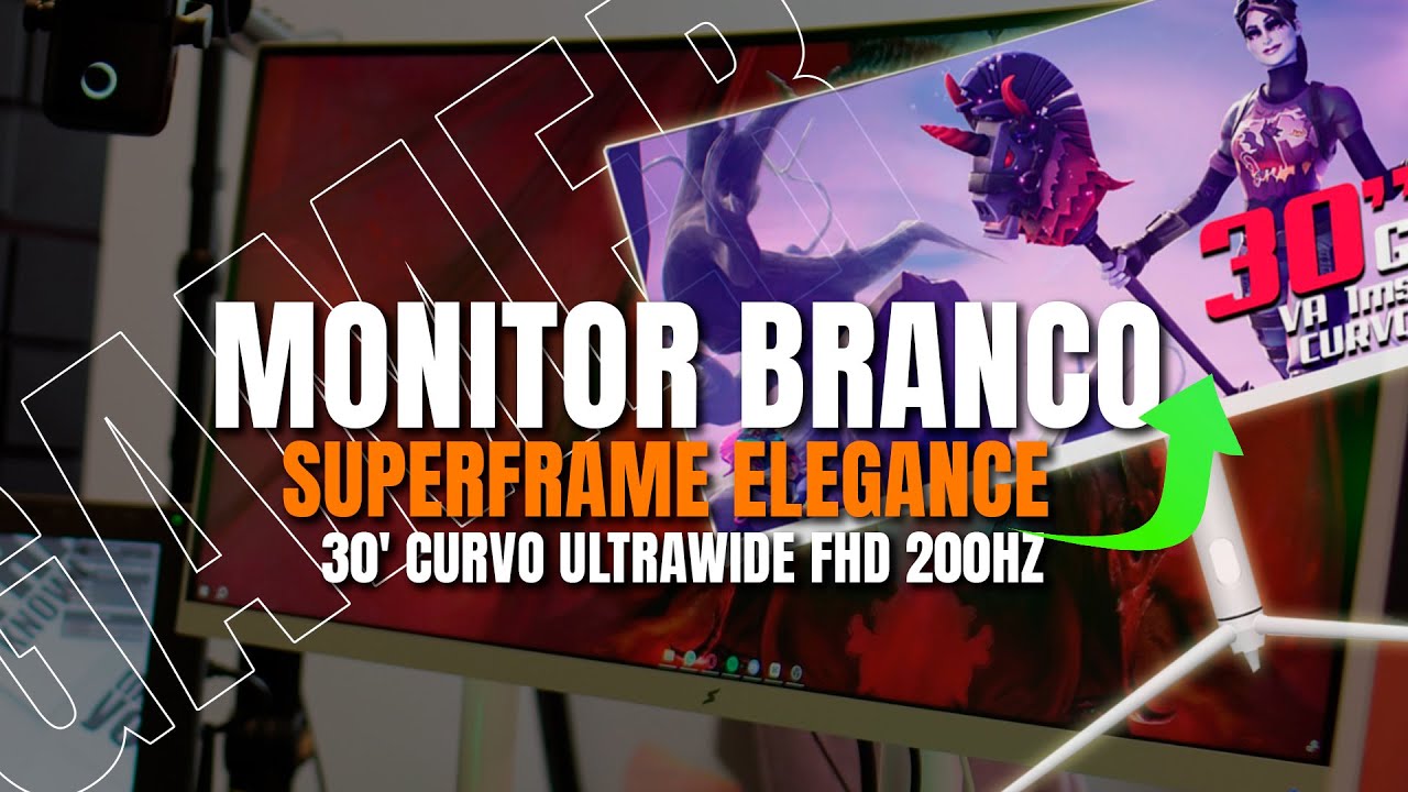 TUDO QUE VOCÊ PRECISA SABER SOBRE O: Monitor Branco SuperFrame Elegance ...