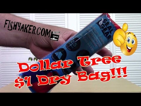 CHEAP - $1 Dollar Tree Dry Bag! - Kayak Fishing Approved: Episode 496 ...