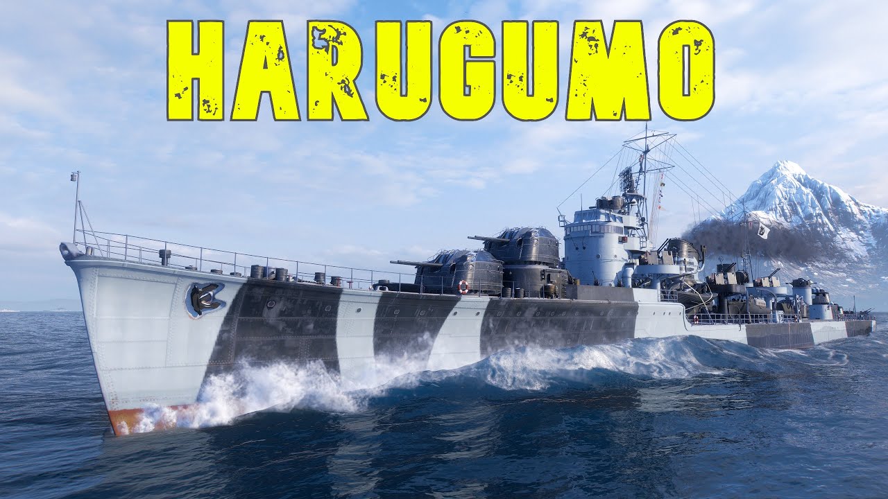 World of WarShips Harugumo - 600 Hits of Pure Fury! - YouTube