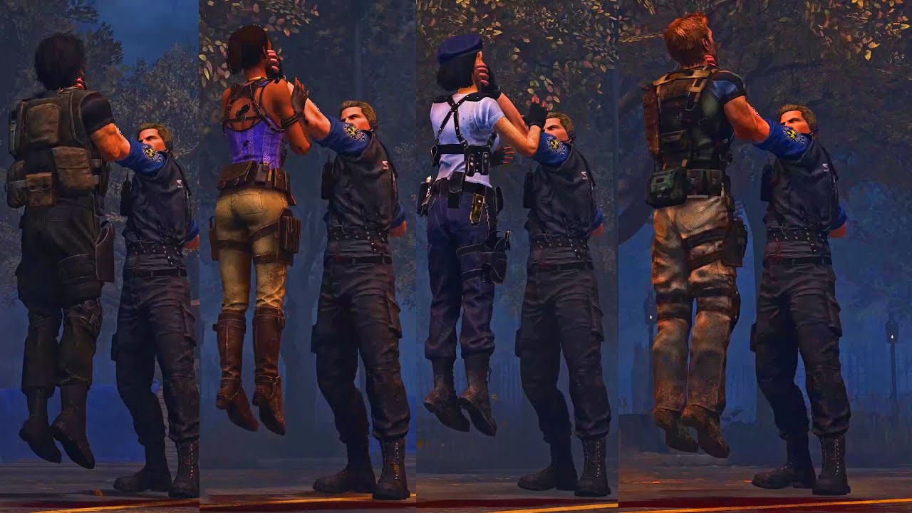Albert Wesker Mori On All New Resident Evil Outfits & Survivors - YouTube