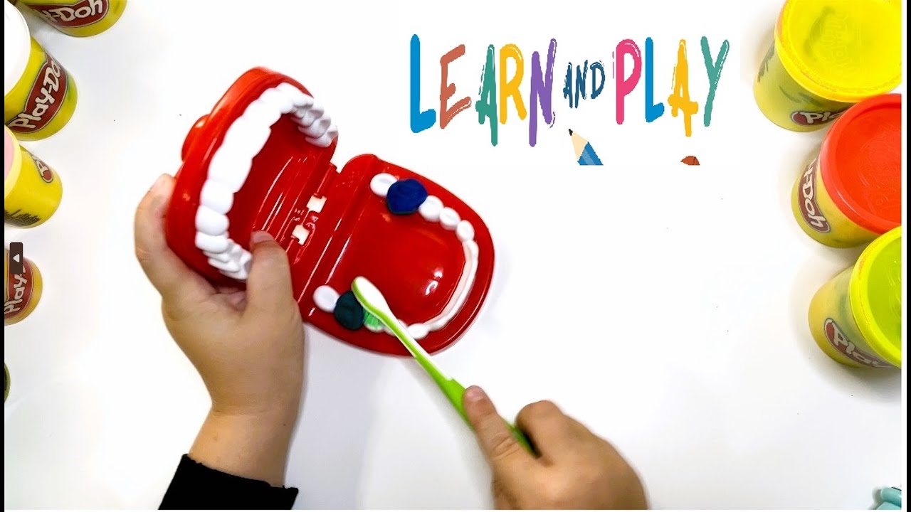 Play Dentist! Brush Your Teeth! Play Dough! - YouTube