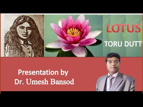 Lotus-A poem by Toru Dutt - YouTube