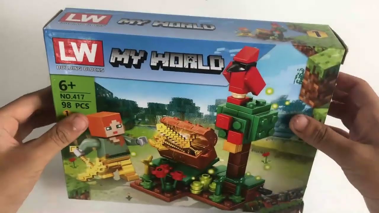 Lego Minecraft 8 Sets in 1 to Mini World Unbox & Build SY6188 My World ...