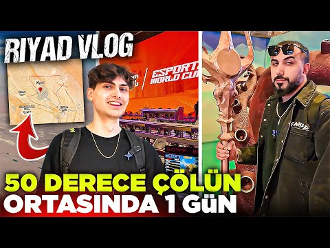 HAMSİ İLE ÇÖLÜN ORTASINA RİYAD'A GİTTİK!! 😱 (MAHSUR KALDIK!) | PUBG MOBILE WORLD CUP VLOG