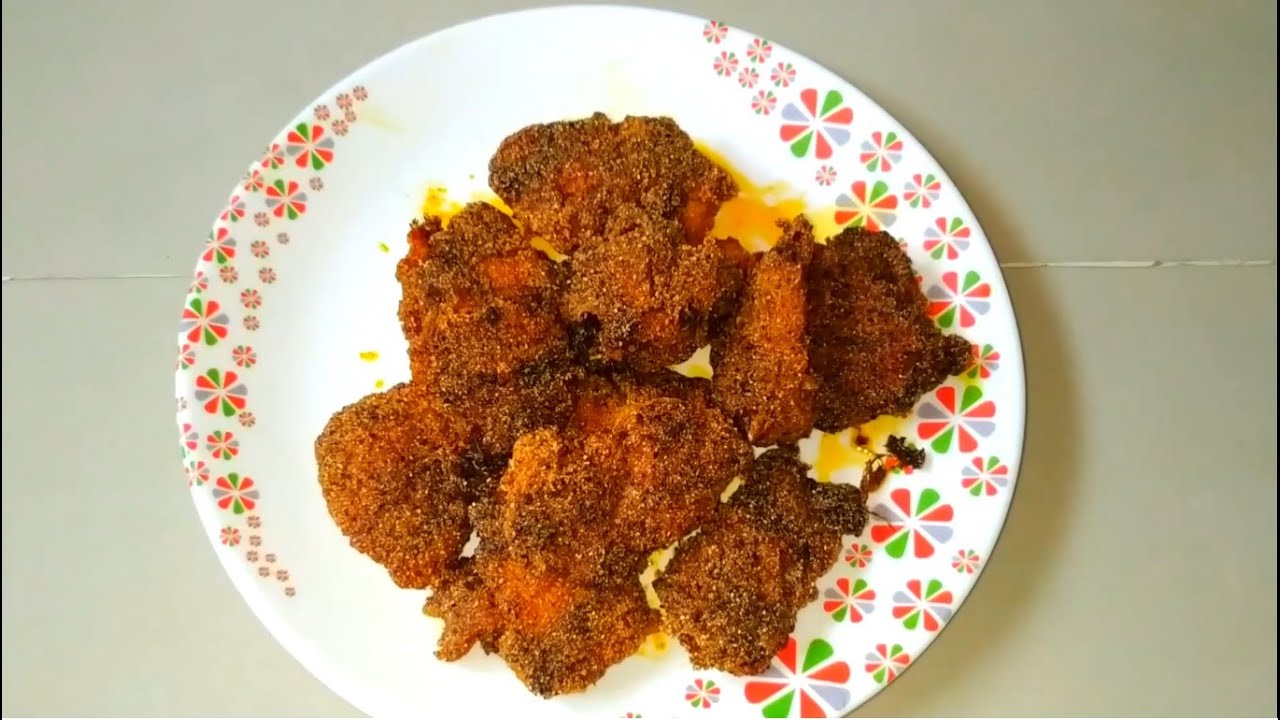 चिकन रवा फ्राय | तेलामध्ये बनवा कुरकुरीत चिकन रवा फ्राय | Crispy ...