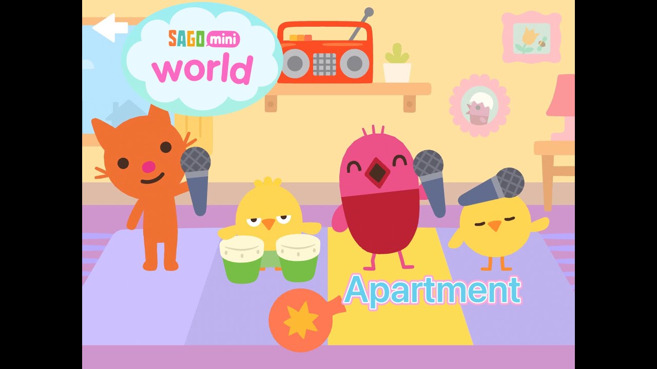 [ SAGO MINI WORLD ] Apartment, Gameplay, Educational Learning for Kids ...