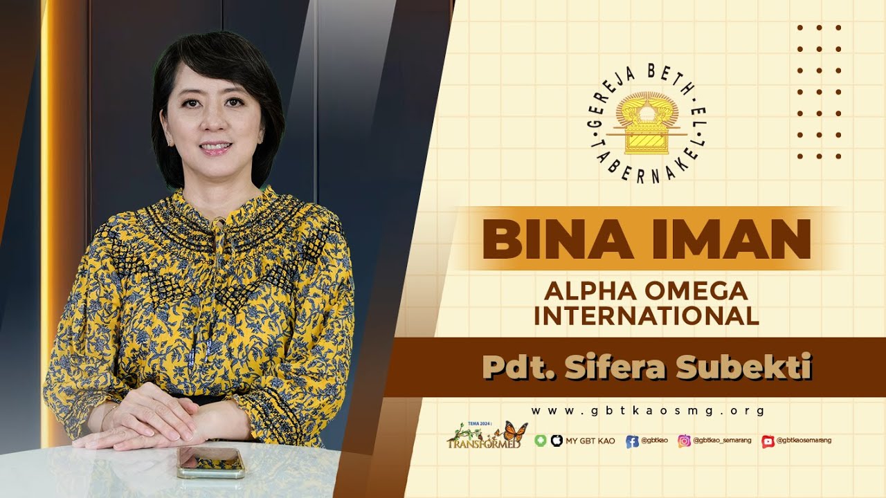 Bina Iman : Drawing Near - Pdt. Sifera Subekti - YouTube