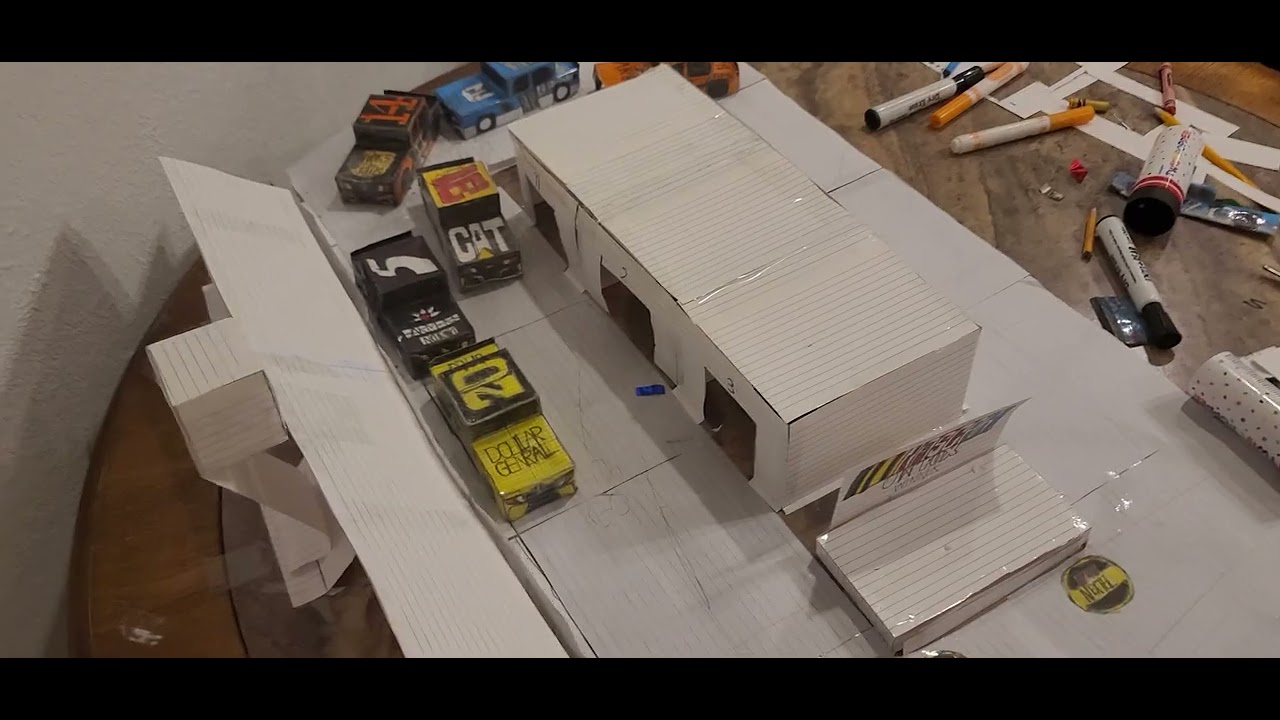 Nascar Paper Race 2021 - YouTube