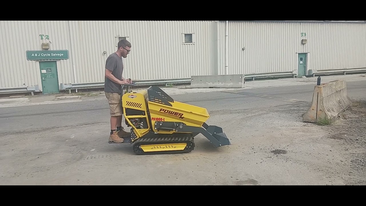 2023 Power X PX1000-L Mini Crawler Dumper (433) - YouTube