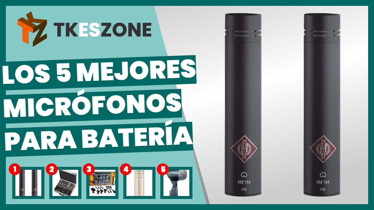 Los 5 mejores micrófonos para batería - YouTube