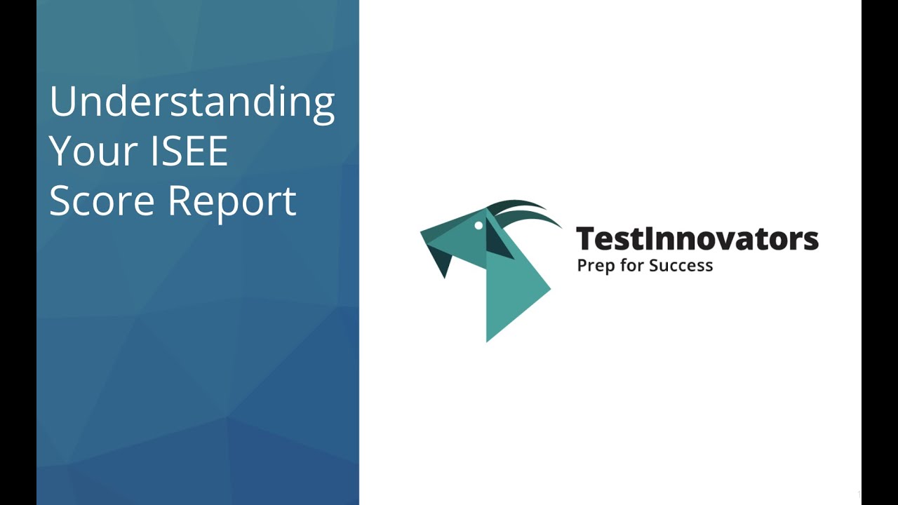 Understanding Your ISEE Score Report 12/08/2021 - YouTube