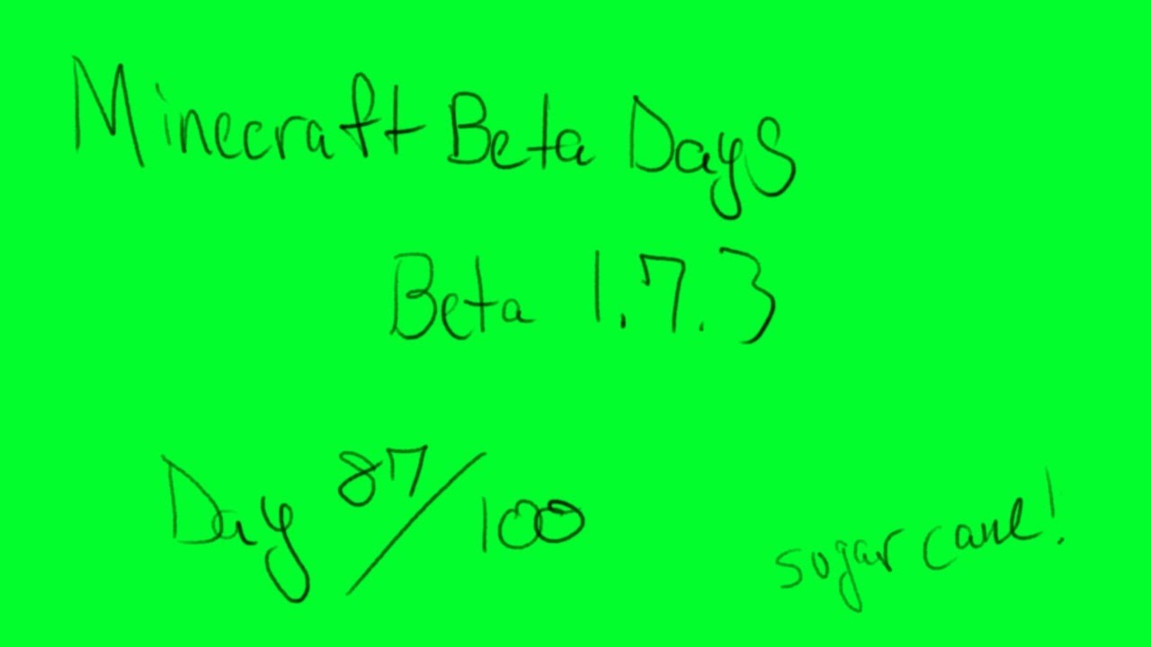 Minecraft beta days day 87 - YouTube