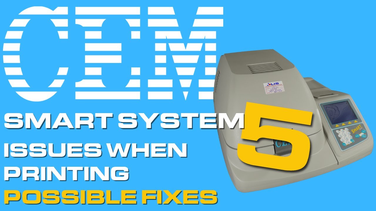 Printer Not Working on CEM Smart System 5 - Possible Fixes - YouTube