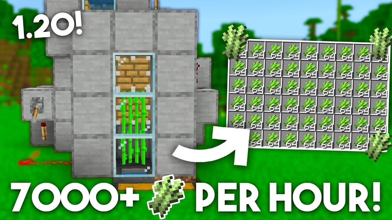 Zero-Tick Sugarcane Farm Minecraft Bedrock 1.21 Tutorial! (MCPE/Xbox ...