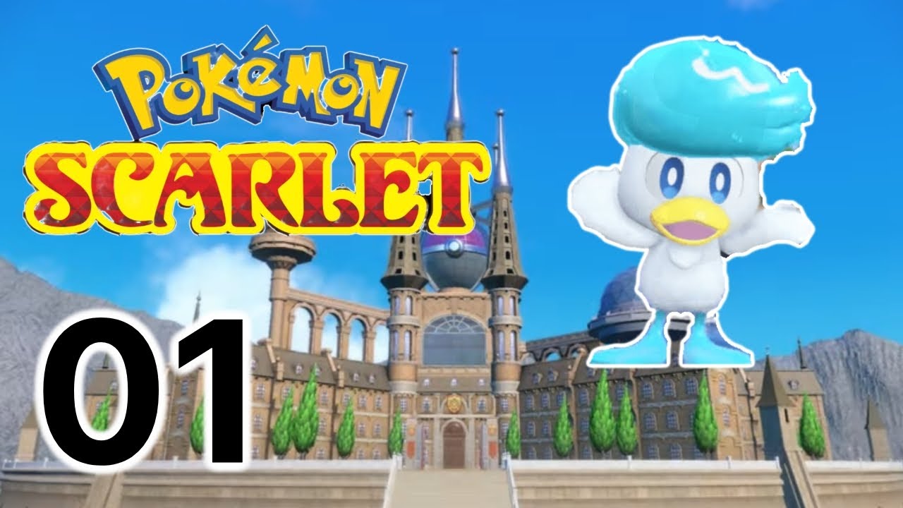 Pokemon Scarlet 1 - Beginning the Journey - Nintendo Switch - YouTube