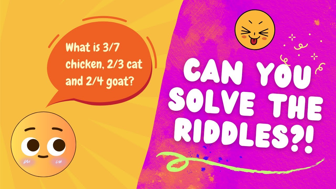How Many of These Fun & Challenging Riddles Can You Solve?! 🤪 | Guess ...