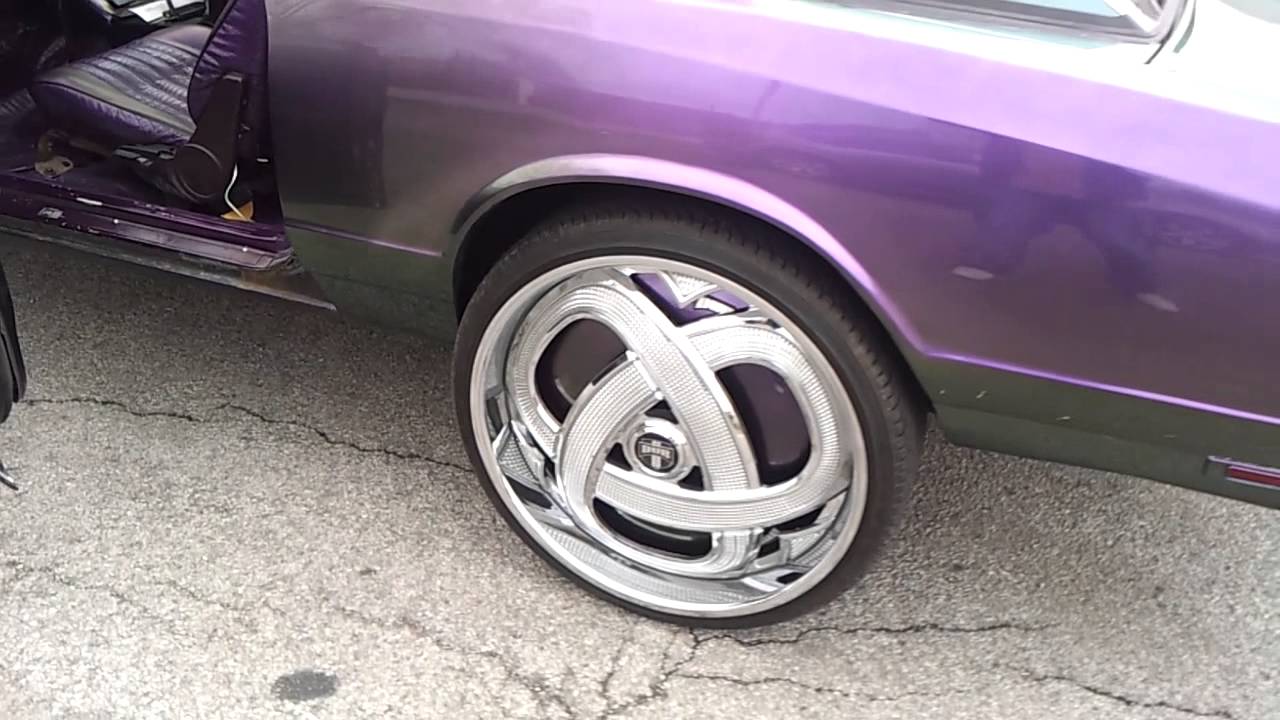 Flippin Monte Carlo Aerocoupe on 26" DUB Markee's - YouTube