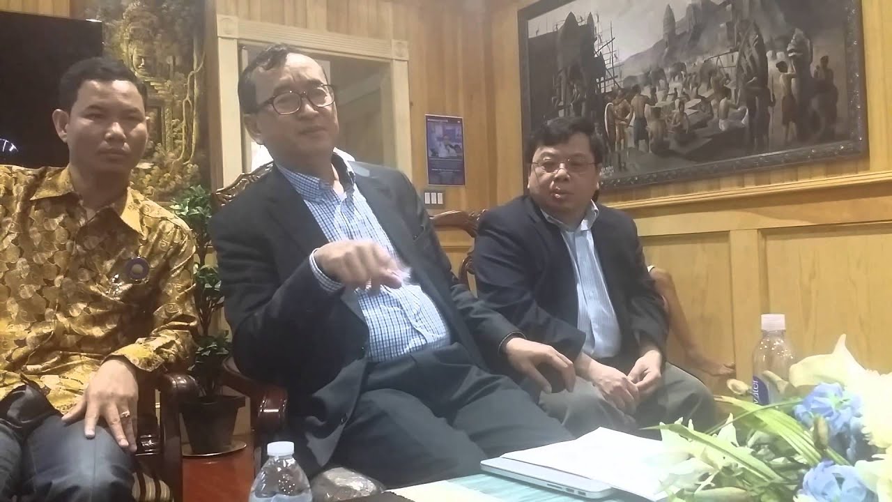 Sam Rainsy appointed Loser to be CNRP-MA President 1/3 - YouTube