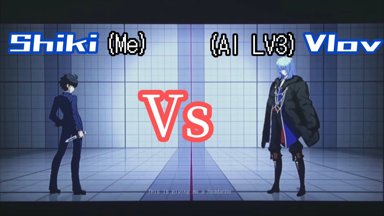 Shiki (me) Vs Vlov (AI LV3) #mbtl #unothesmartguy - YouTube